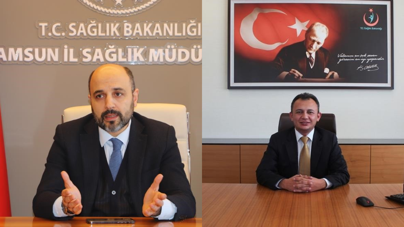 Samsun İl Sağlık Müdürlüğünde görevden alma ve atama: Oruç gitti, Uras ...