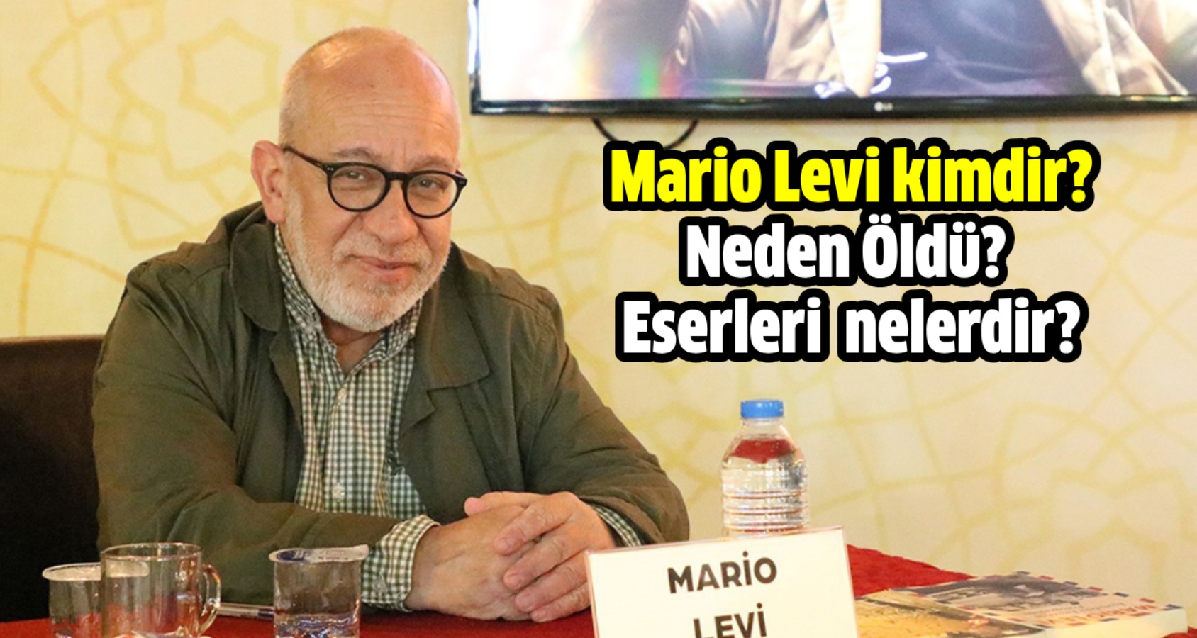 Lunapark Kapandı eserinin yazarı Mario Levi kimdir,Yahudi asıllı mı ...