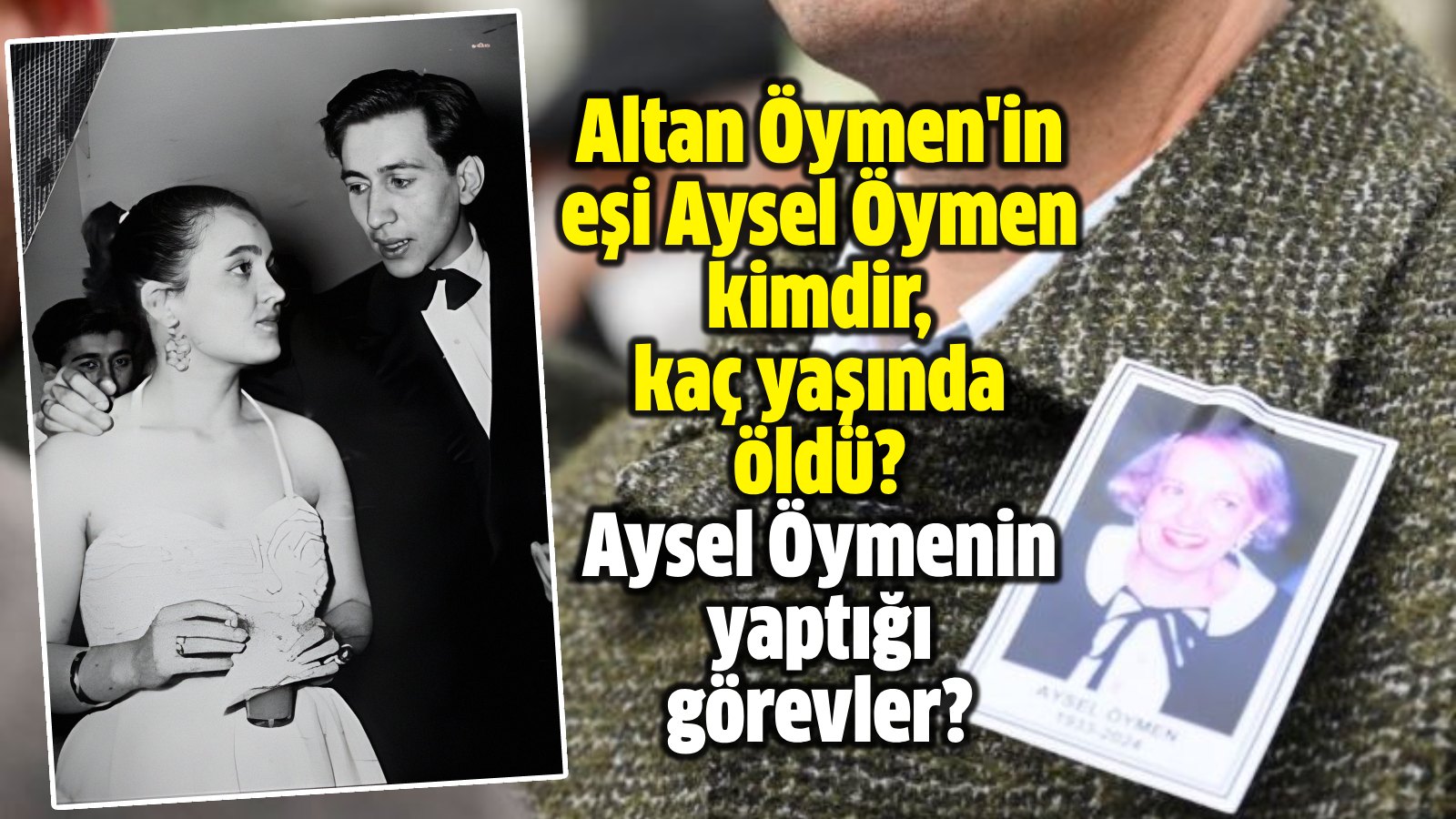 Altan Öymen'in eşi Aysel Öymen kimdir, kaç yaşında öldü? Aysel Öymen'in ...