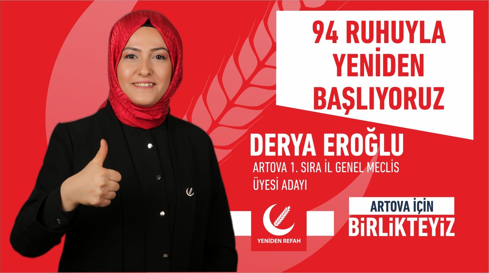 Artova’nın İlk Kadın Adayı Derya Eroğlu, seçim çalışmalarında hız ...