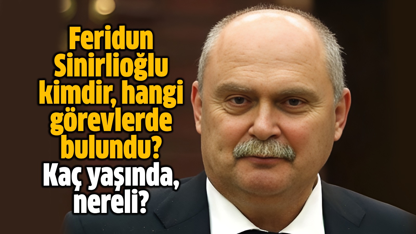 Feridun Sinirlioğlu hangi görevlerde bulundu? Feridun Sinirlioğlu ...