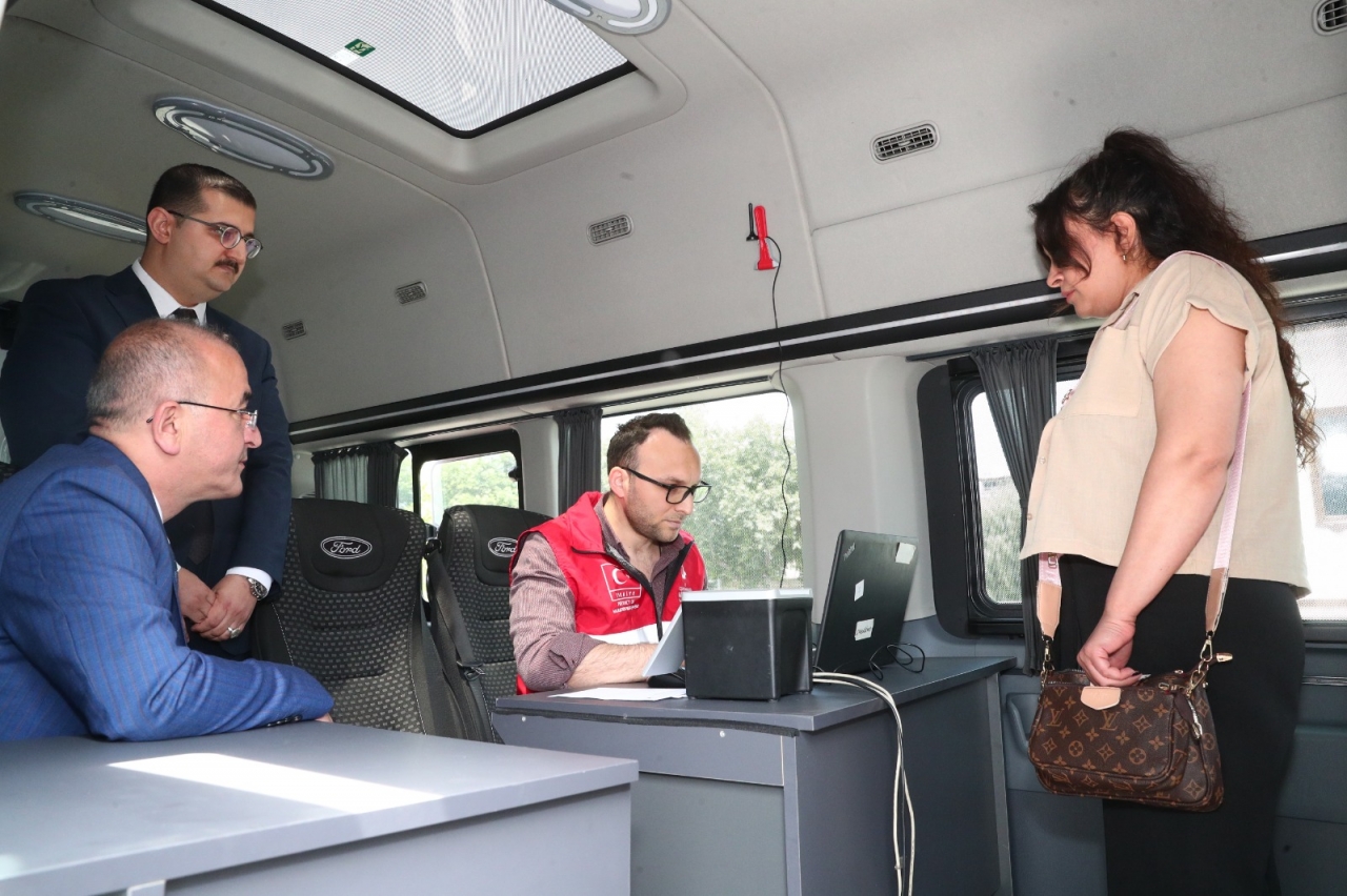 Tokat'ta mobil göç noktası uygulaması tanıtıldı - Hürsöz Gazetesi